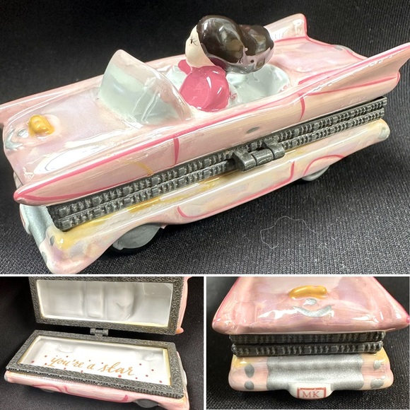Mary Kay | Art | Rare Vintage Mary Kay Pink Cadillac Ceramic Jewelry ...